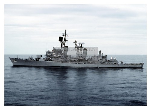 USS DAHLGREN (DDG-43) TAKING PART IN UNITAS XXIII NAVAL EXERCISE 5X7 ...