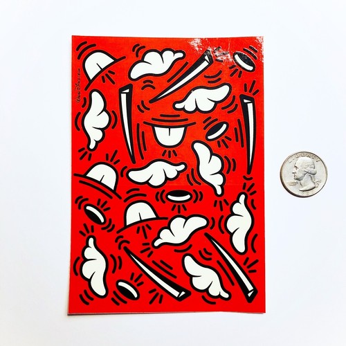 RARE D*FACE RIOT STICKER - Kaws Obey Giant Banksy Barry McGee Invader ...