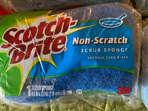 11 Pack Scotch Brite 3M Non-Scratch Scrub Sponges Heavy Duty Free ...