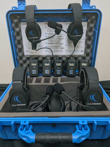 CoachComm Cobalt 5 Coach Headset System for Football Coaches | eBay