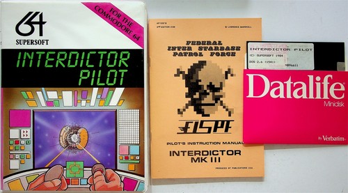 Interdictor Pilot- Commodore 64 Boxed DISK Space Flight Simulator Game (C64) | eBay