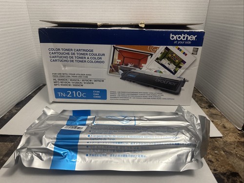 Genuine Brother TN-210C Cyan Toner Cartridge Bag SEALED - Open Box | eBay
