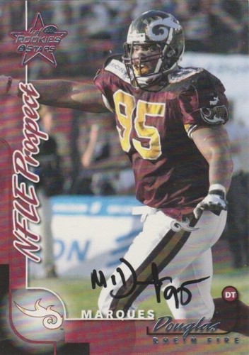 Marques Douglas 2000 Leaf Rookies & Stars Signed Auto Autograph Ravens ...