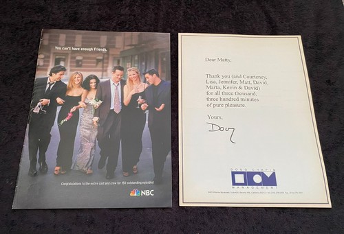 FRIENDS ads "Congratulations to entire cast, crew for 150 outstanding ...