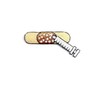 Bandaid W/Syringe Medical - Nurse - Embroidered Iron On Applique Patch ...
