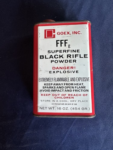 Goex Black Powder Can 1lb Empty FFF | eBay