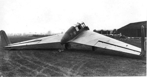 General Aircraft GAL.56 Tailless Glider Aircraft Mahogany Wood Model ...