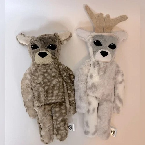 Monster and Eli - Set of 2‎ Deer Buck and Doe Plush Lovies | eBay