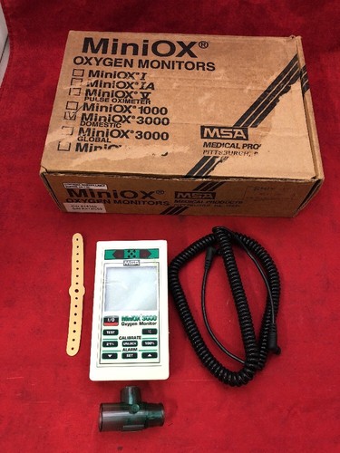 MSA MiniOX 3000 Oxygen Monitor O2 Analyzer for sale online | eBay