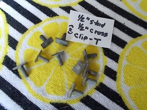 (11) VTG NOS STUDEBAKER "T" FASTENER CLIPS TRIM 1/2X1/2 40'S 50'S | eBay