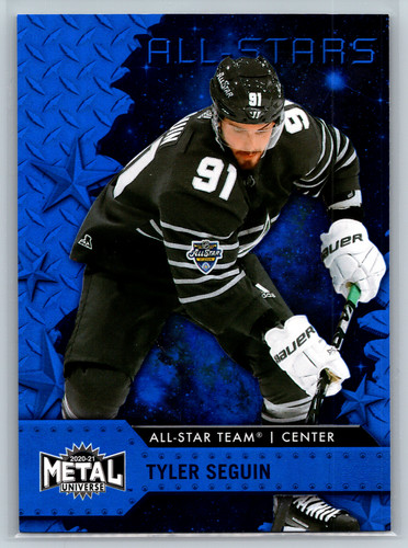 2020 Skybox Metal Universe #184 Tyler Seguin Blue Spectrum Dallas Stars ...