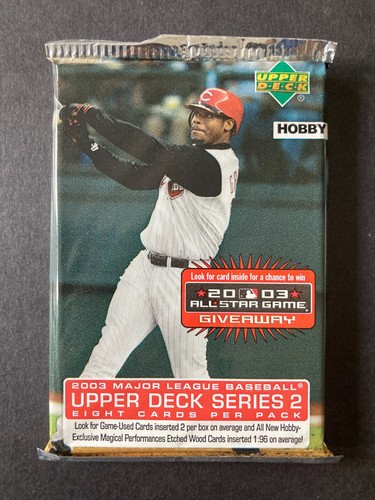Unopened Pack of 2003 Upper Deck Baseball Series 2 Cards - Find Game-Used Cards! | eBay