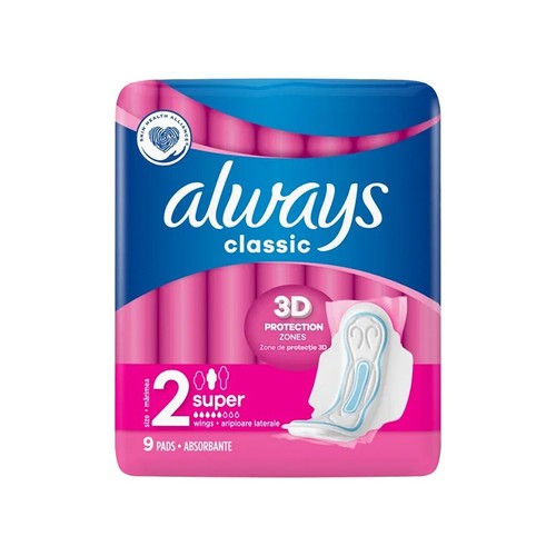 Always Classic Pads Size 2 Super – Reliable Protection & Comfort | eBay