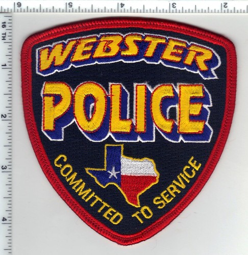Webster Police (Texas) 2nd Issue Shoulder Patch | eBay