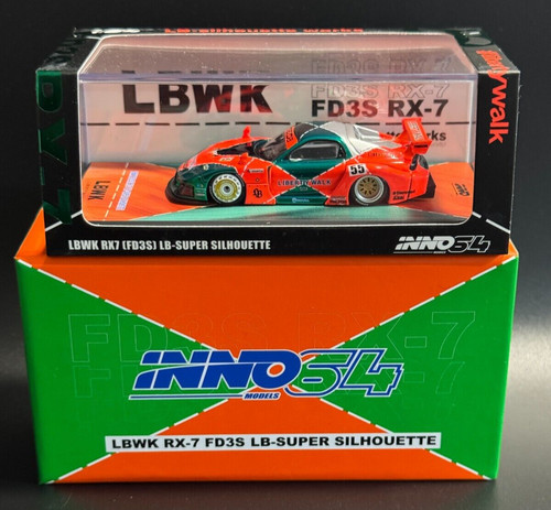 Chase! Inno64 1:64 LBWK Mazda RX7 FD3S LB-Super Silhouette Malaysia ...