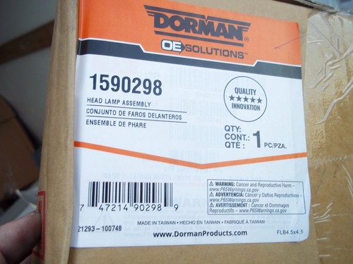 Headlight Assembly Dorman 1590298 fits 00-07 Ford Taurus | eBay
