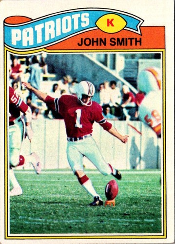 1977 Topps John Smith #499 New England Patriots Football Card | eBay