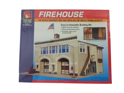 Walthers Life Like BFD Firehouse HO Scale Model Kit - New | eBay