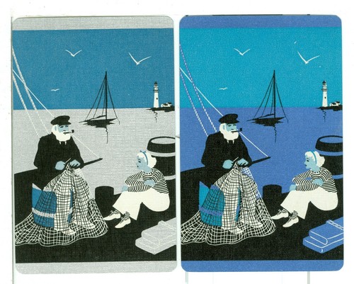 Two Single Vintage ID Named People, Couples, "Cape Cod", Playing Card ...