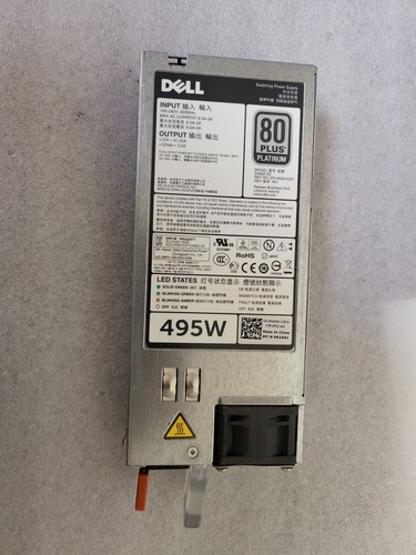 Dell 495W 12V 41.25A 80+ Platinum DP/N 0N24MJ Switching Power Supply ...