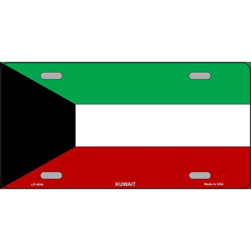 Kuwait Flag Metal Novelty License Plate Tag LP-4044 | eBay