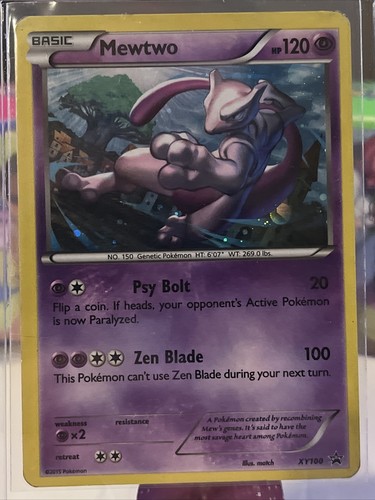 Pokémon TCG Mewtwo XY XY100 Holo Promo Promo HP 1 | eBay