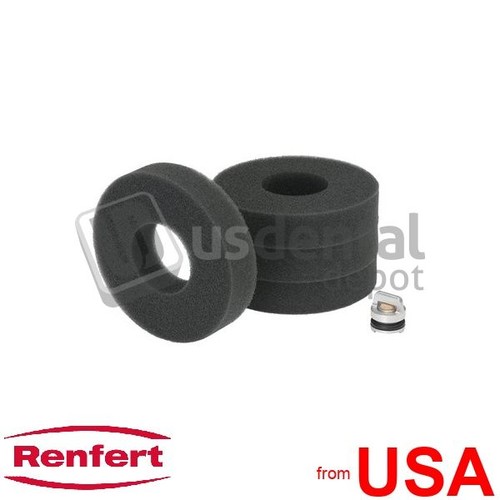 RENFERT - Set Of Filters For Twister - Includes 4 x Foam Rings + 1 x Si ...