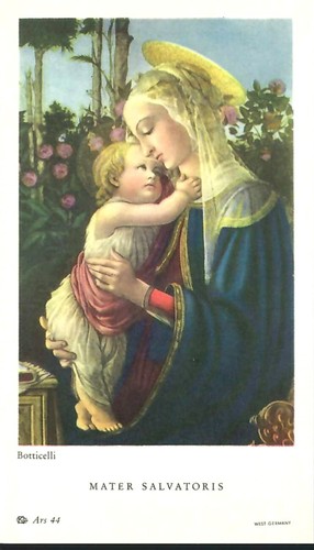 Vintage Religious Holy Card, The Mother of the Savior, Art 44, West ...
