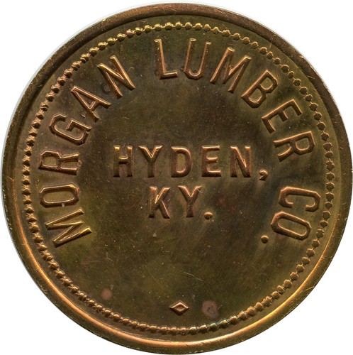 Hyden, Kentucky KY Morgan Lumber Co. 50c Scrip Trade Token | eBay
