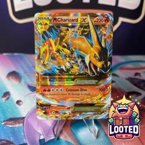 SECRET RARE Mega M Charizard EX 107/106 - XY Flashfire - Pokemon TCG ...