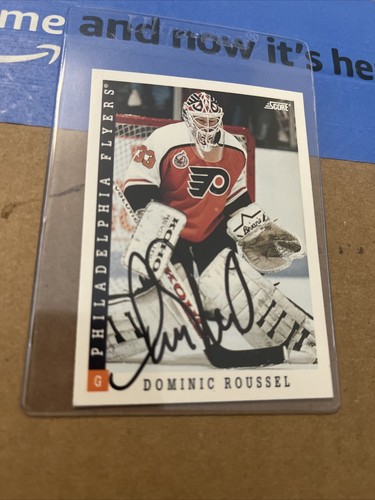 Dominic ROUSSEL Signed 1993-94 Score Card Flyers | eBay
