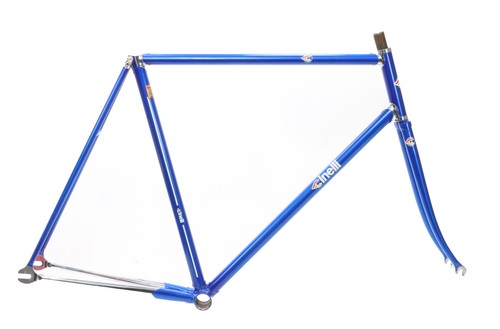 Cinelli Supercorsa PISTA TRACK Frameset 57.5cm China Blue Columbus SLX ...