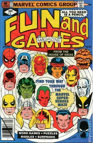 Marvel Fun and Games #1 VG 1979 Stock Image Low Grade | eBay