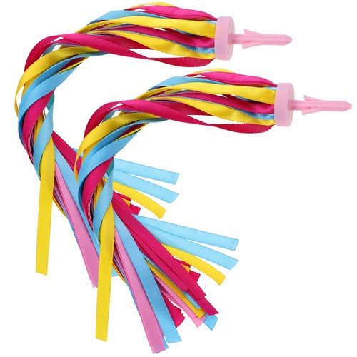 Bike Tassels Girls Bike Streamers Handlebar Streamer Bike Rainbow Bike ...