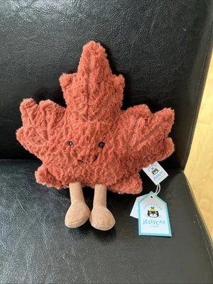 Jellycat Canadian Indigo Exclusive Amuseables Mr Maple Leaf
