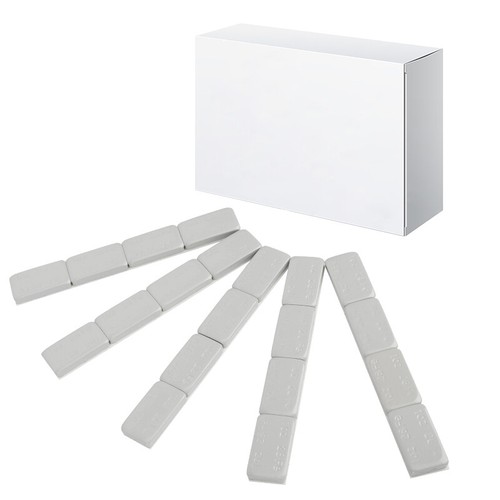 1 oz Stick on Wheel Weights, Adhesive Back ,36strips/box 144pcs,Grey ...