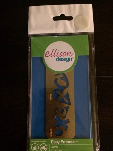 Sizzix Ellison Design XOXO 22129 Brass Stencil Embossing Folder BB12 | eBay