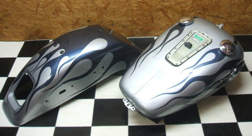 Harley-Davidson 100th Genuine FXSTD Softail Dues Gas fuel tank Rear ...