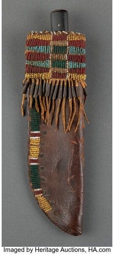 Indian Beaded Cover Native American Sioux Handmade Sheath | eBay