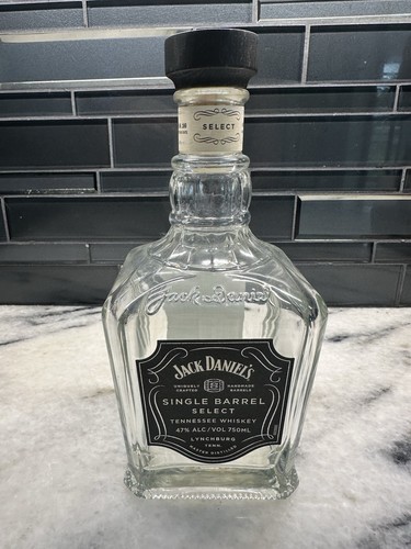JACK DANIELS Single Barrel Select Bottle 750ml Empty With Cork | eBay