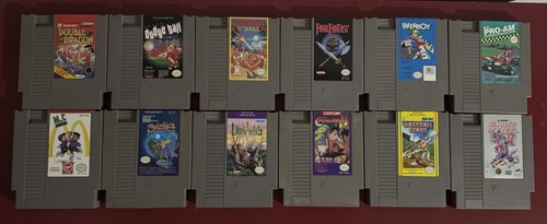 Nintendo NES Game Lot - Final Fantasy M.C. Kids Paperboy Crystalis ...