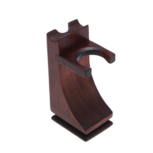 Mission Style Wood Shave Stand for Razor and Brush - Walnut Finish USA ...