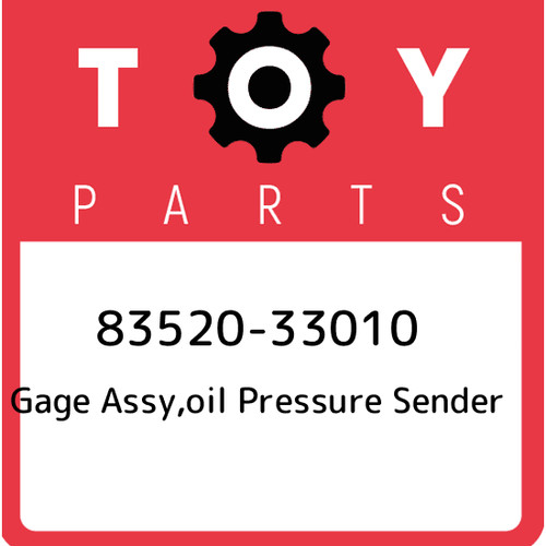 83520-33010 Toyota Gage assy,oil pressure sender 8352033010, New ...