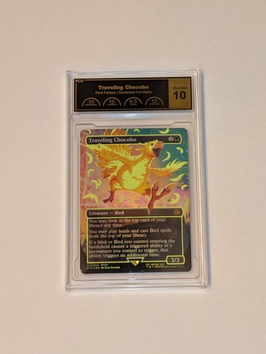 Traveling Chocobo (Borderless) (Neon Ink Yellow) PCG 10 | eBay