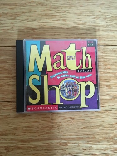 EUC, Math Shop Deluxe, Ages 8-13, Windows/Machintosh, CD-ROM | eBay