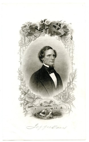 JEFFERSON F DAVIS, Confederate President Civil War/Mississippi ...