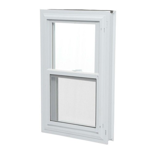 Universal/Reversible Sliding White Vinyl Window with Buck Frame | eBay