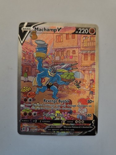 Pokémon TCG Machamp v Astral Radiance Card 172/189 NM/M Alternative Art ...