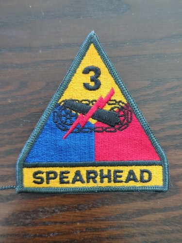 WWII US Army 3rd Armored Division Spearhead Triangle Patch | eBay