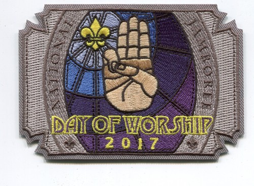 2017 JAMBOREE-SUMMIT BECHTEL RESERVE- DAILY PATCH-DAY OF WORSHIP | eBay